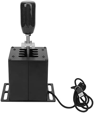 Racing Games H Gear Shifter, Black USB Simulator Shifter PC System Only ...