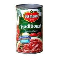 Amazon.com : Del Monte Traditional Spaghetti Pasta Sauce 26.5oz (Pack ...