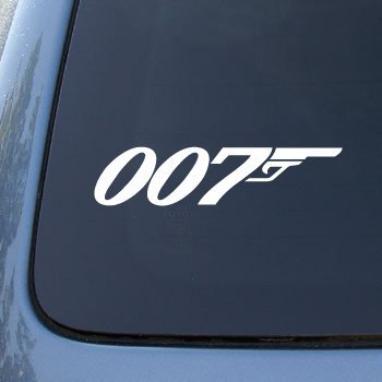 007 - JAMES BOND - Vinyl Car Decal Sticker #1763 | Vinyl Color: White ...