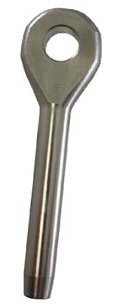 Loos Cableware EY1-4X Stainless Steel Marine Eye End for 1/8" Diameter ...