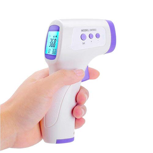 FiNeWaY Infrared Thermometer No Touch Forehead Fever Check Body ...