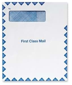 Amazon.com : EGP Income Tax Return Window First Class Envelope ...