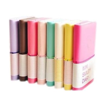 Amazon.com : NSSTAR 1 picece Korean Stationery Mini Smiley Diary ...