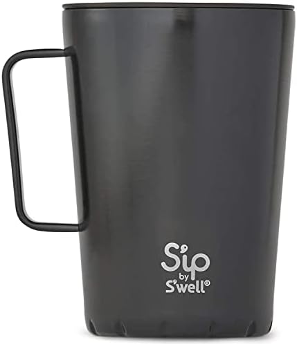 S'ip by S'well Stainless Steel Takeaway Mug - 15 Fl Oz - Coffee Black ...
