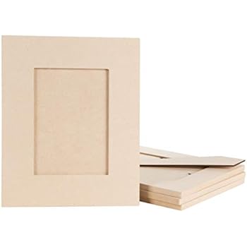 Amazon.com - MCS 5x7 Inch Unfinished Pine Craft Frame (58100) - Art ...