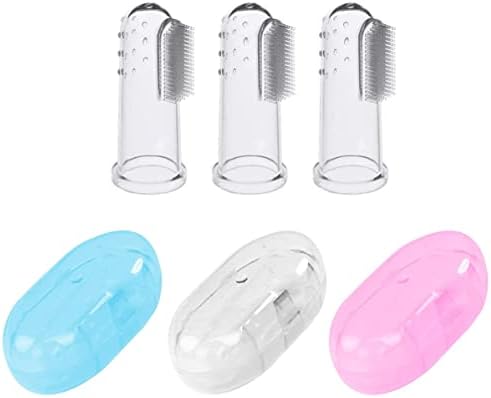 Nnewvante Baby Finger Toothbrush for Training Teething - Infant ...