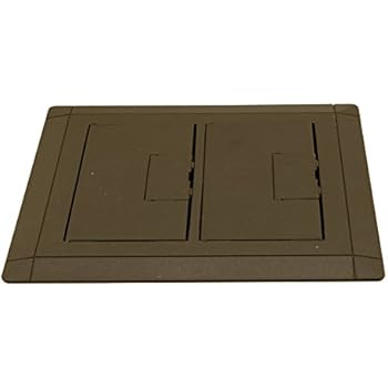 Amazon.com: Carlon E9762B Floor Box Cover, 2-Gang, Flip Cover, Device ...