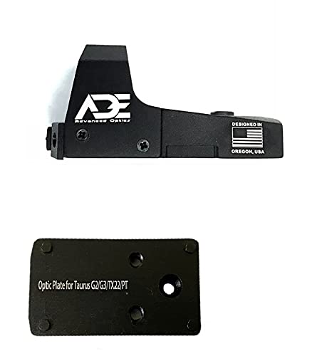 Ade Advanced Optics RD3-006 Green Dot Sight + Optic Mounting Plate for ...