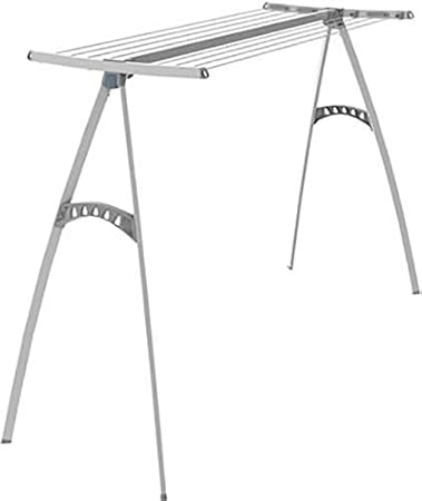 Hills Portable Washing Line, High grade steel, White, 2100mm x 1300mm x ...