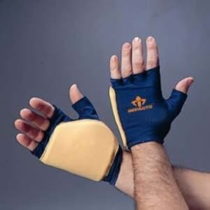 Anti Impact Glove, Fingerless, Double Padded Palm, Right Hand ONLY, Small - Impact Reducing ...