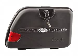 CARIZO Bike Side Luggage Box Black 10 Ltrs with Lock and Reflector ...