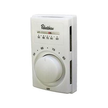 ROBERTSHAW 801 Line Voltage Thermostat with Single-Pole Single-Throw ...