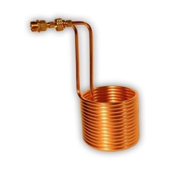 Amazon.com: Copper Coil Immersion Chiller 25 Feet Length with Drain ...