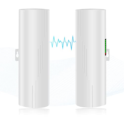 Outdoor Wireless Bridge, 5.8G 5KM Transmission WiFi Point-to-Point ...