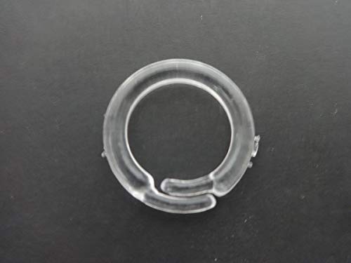 Clear Plastic Split Rings for Shades & Valances, Small, 25/pkg: Amazon ...