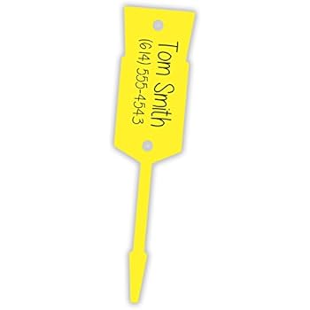 Amazon.com : Self Locking Key Tags-Yellow (1000/Box) : Key Tags And ...