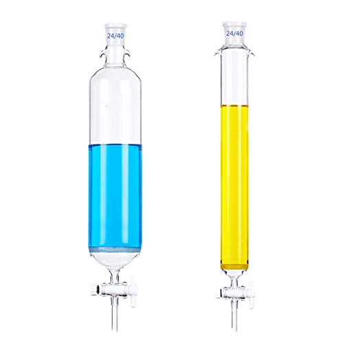 DONLAB CKF-4030 Glass 40mm O.D. 300mm Length Chromatography Column 24/ ...