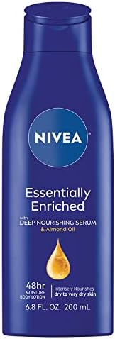 NIVEA Essentially Enriched Body Lotion for Dry Skin, 6.8 Fl Oz Bottle ...