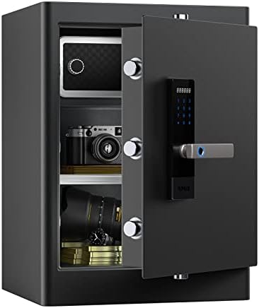 RPNB Deluxe Home Safe and Lock Box, Smart Touch Screen Biometric ...