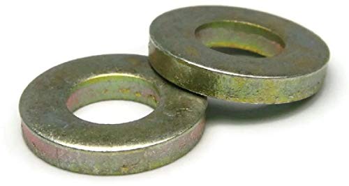Flat Washers Extra Thick Grade 8 Yellow Zinc 5/8" - Qty-25: Amazon.com: Industrial & Scientific