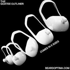 Goatee Outliner Kit - 5 Sizes Set All-In-One Tool | The Beard Care ...