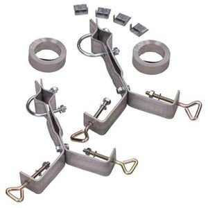 Amazon.com: Chimney Mount Y Type Antenna Mast 18' FT Chimney Straps ...