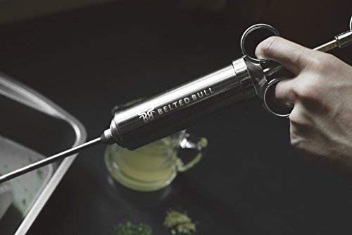 Belted Bull Stainless Steel Barbecue Meat Injector Syringe - Injector ...