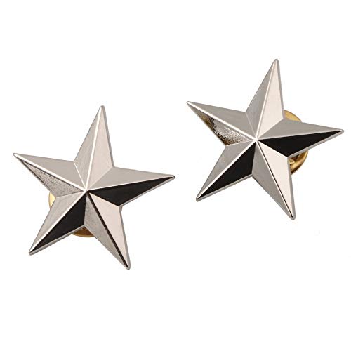 WW2 Pair US Army ONE Star Brigadier General Rank Insignia Badges PIN ...