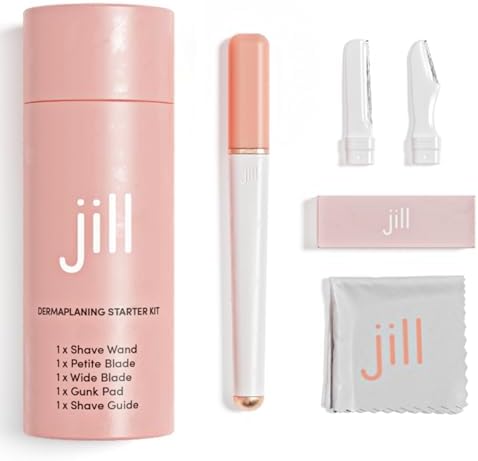 Jill Dermaplane Razor Starter Kit for Women | Facial Hair Removal ...