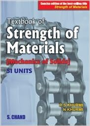 Textbook Of Strength Of Materials: Khurmi, R S & N Khurmi: 9789385401954: Amazon.com: Books