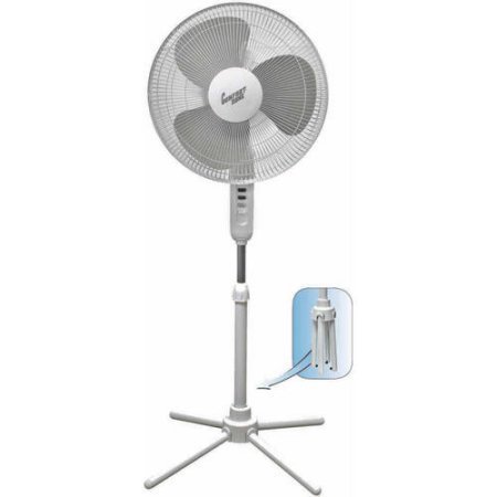 Comfort Zone 16" Ped Oscillating Quad Pod Fan,