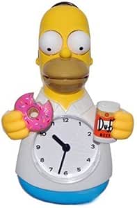 The Simpsons Homer Simpson Animated Wall Clock: Amazon.ca: Home & Kitchen