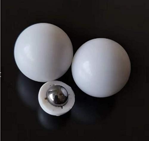 25 X Less Lethal .68 Cal Balls 10 Grams Metal Ball with PVC Coating ...