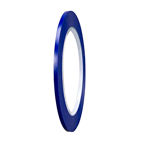 3M Vinyl Tape 471+, 1/8 in x 36 yd, Indigo, 1 Roll, Fine Line Tape for ...