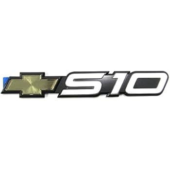 Amazon.com: OEM NEW Front Door or Tailgate S10 Emblem Nameplate 94-04 ...