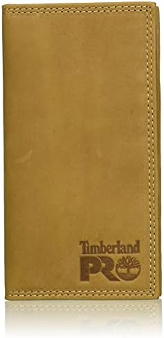Timberland PRO Men's Leather Long Bifold Rodeo Wallet with RFID, Wheat ...