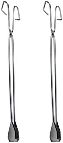 ZHUGI Trash Picker Grabber Nippers Tool 2pcs Garbage Tong Stainless ...