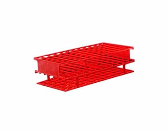 Nalgene Unwire Test Tube Rack, 72-Hole, 16mm, Red (Case of 8): Science ...