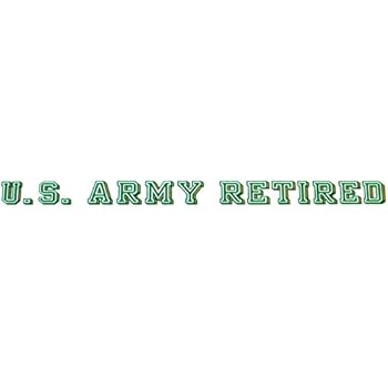 Amazon.com: Us Army Retired Decal Sticker: Automotive