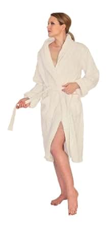 NDK New York Women's Chenille Robe Mid Calf Length 100% Cotton Shawl ...
