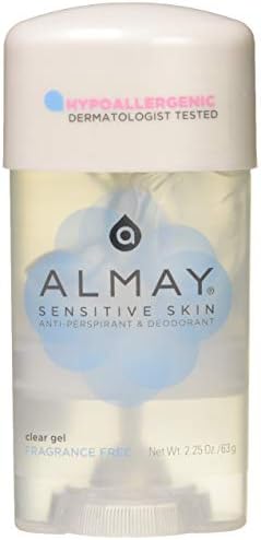 Almay Clear Gel, Anti-Perspirant and Deodorant, Fragrance Free, 2.25 ...