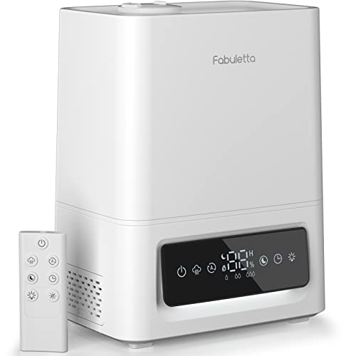 FABULETTA Humidifiers for Bedroom Large Room, 6L Top-Fill Humidifier ...