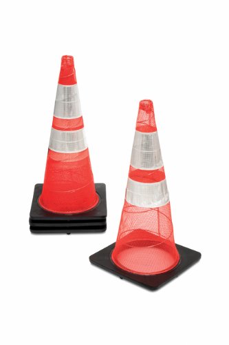Spring Cone 4-Pack, 28"Collapsible traffic cone, No Case: Industrial ...