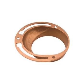 IPS 86181 3-Inch x 4-Inch PVC Offset Closet Flange with Metal Ring ...