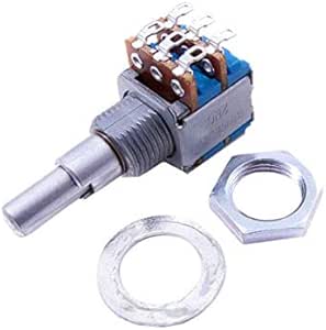 Amazon.com: Fender 100K B Linear Taper Stacked Dual-Concentric Mini ...