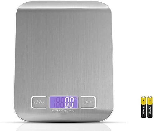 SKY-TOUCH Digital Food Scale Kitchen Scale Slim Stainless Multifunction ...