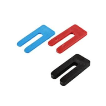 Amazon.com: Plastic U-Shims Variety Pack (1/16-Blue, 1/8-Red, 1/4-Black ...