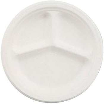 Amazon.com: Chinet Divided Paper Plates, 9-1/4" Diameter, White, 500 ...