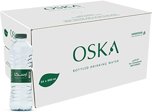 Oska Drinking Water, 24 X 600 ml price in Saudi Arabia | Amazon Saudi ...