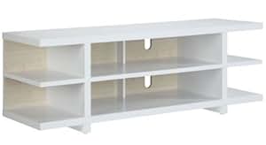 Amazon.com: Altra 1181296 Hollow Core TV Stand, 60-Inch, White: Kitchen ...